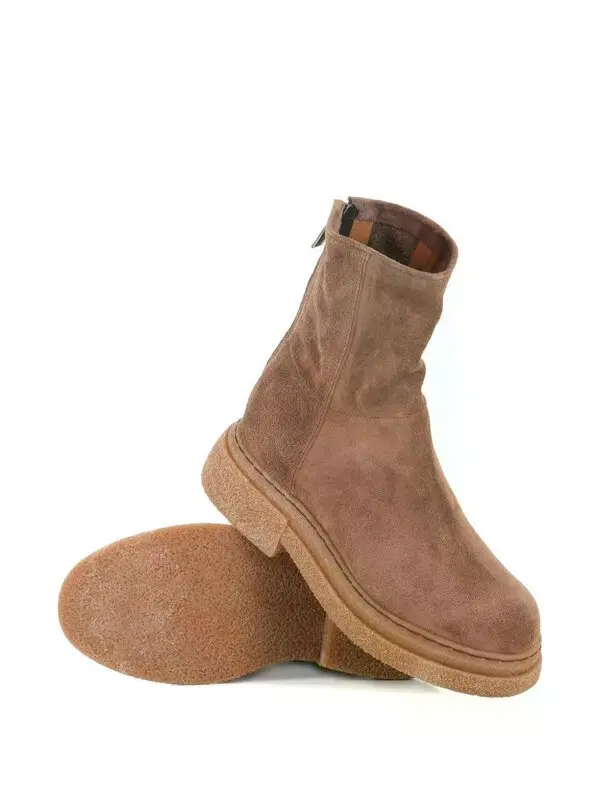 ALBERTO FASCIANI Gill Zip Suede Boots