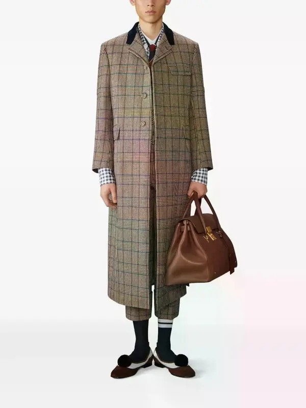 Thom Browne Gingham-check Silk Shirt
