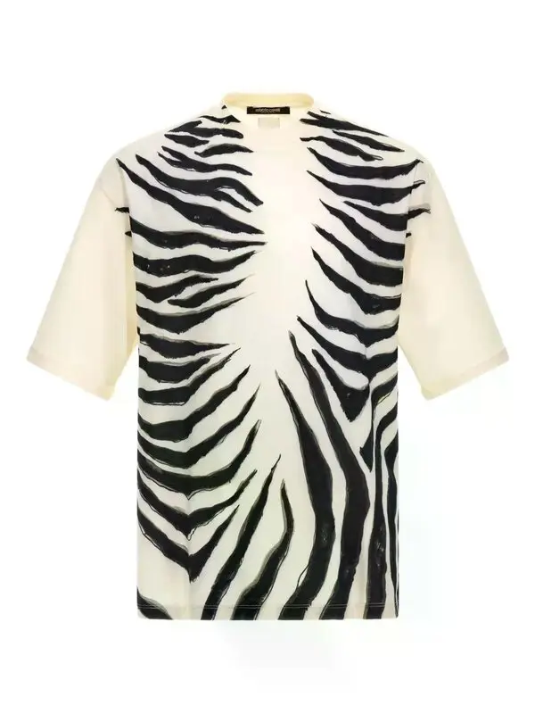 Roberto Cavalli Zebra-print T-shirt