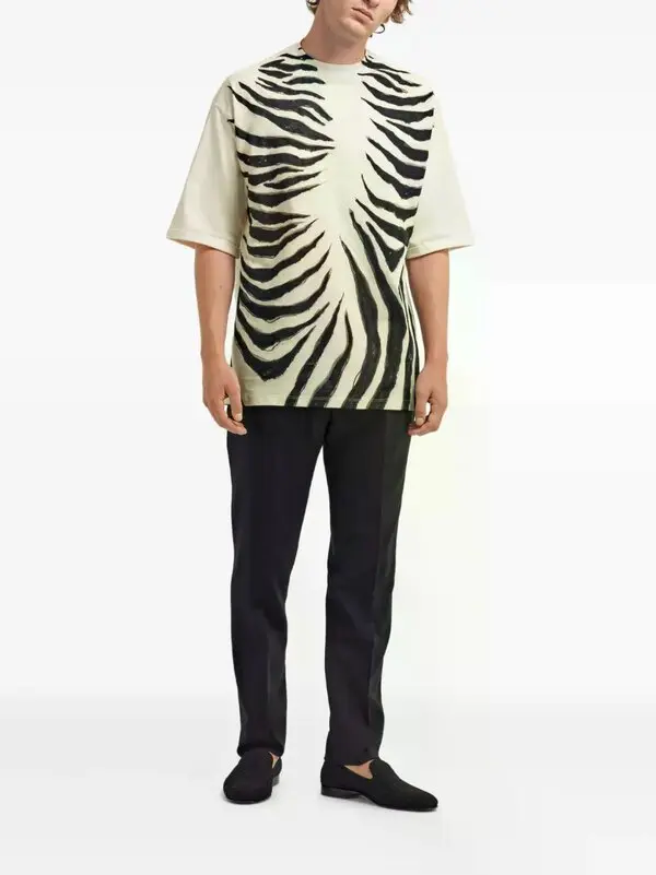 Roberto Cavalli Zebra-print T-shirt