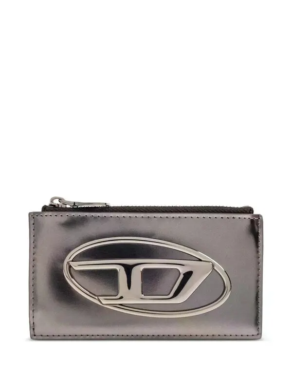 DIESEL® 1dr Card Holder - Silver