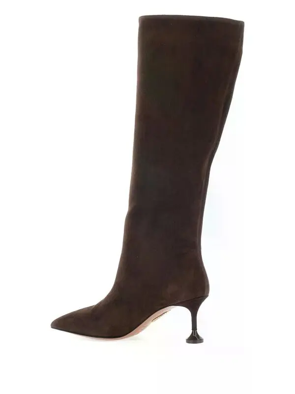 AQUAZZURA Pointed Toe Stiletto Heel Boots