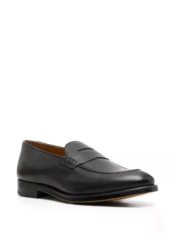 DOUCAL'S Leather Loafers - Black