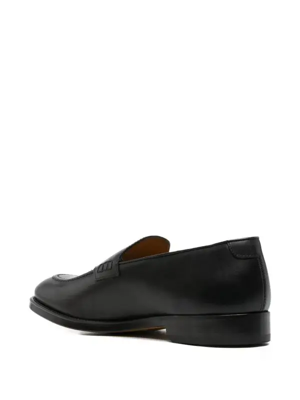 DOUCAL'S Leather Loafers - Black