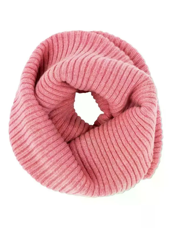Eric Bompard Ribbed Scarf - Pink