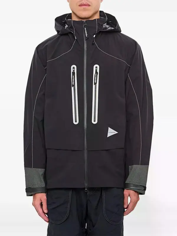 And Wander Pertex Shield Rain Jacket In Black - 40% Off | Editorialist