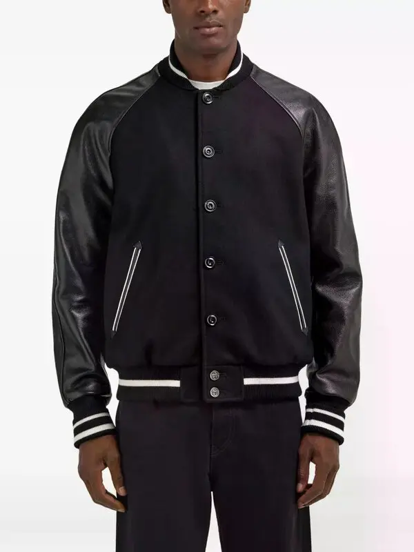 Roberto Cavalli Contrast-panel Bomber Jacket