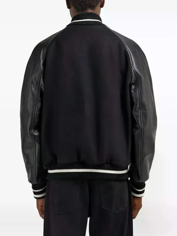 Roberto Cavalli Contrast-panel Bomber Jacket