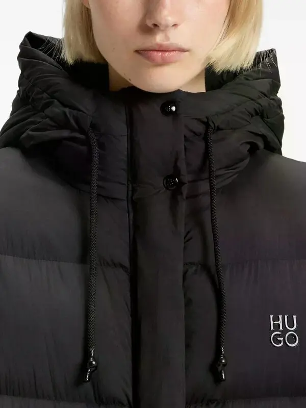 Hugo Hooded Quilted Coat