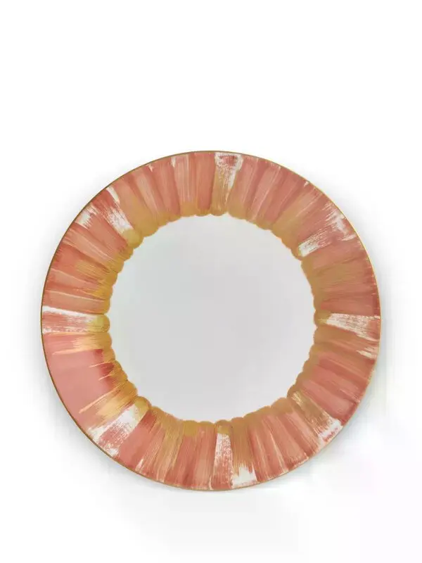MARIE DAAGE Panache Round Dinner Plate - Orange