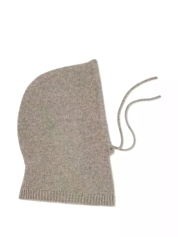 Eric Bompard Drawstring Balaclava - Neutrals