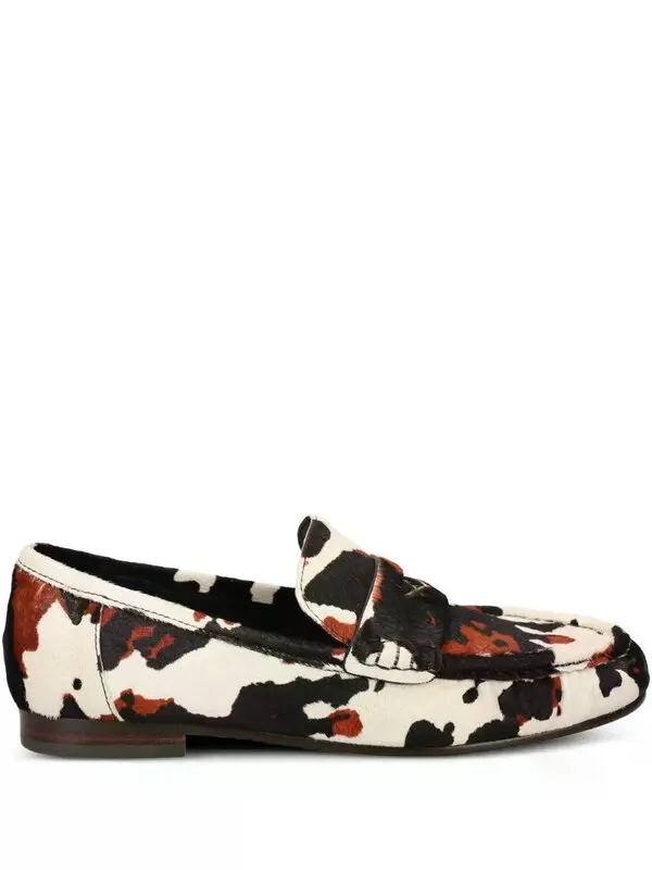 BIBI LOU Patterned Strap Loafers