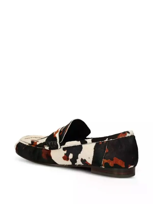 BIBI LOU Patterned Strap Loafers