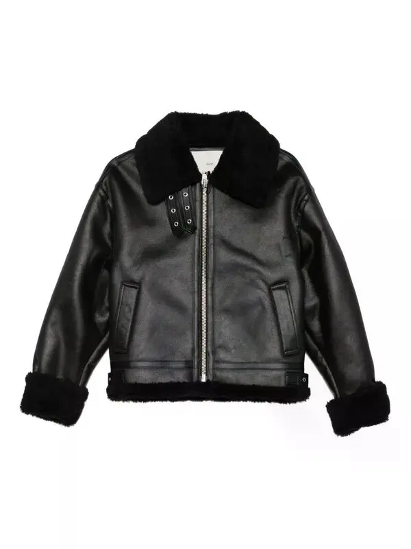 DUNST Faux-fur Collar Jacket