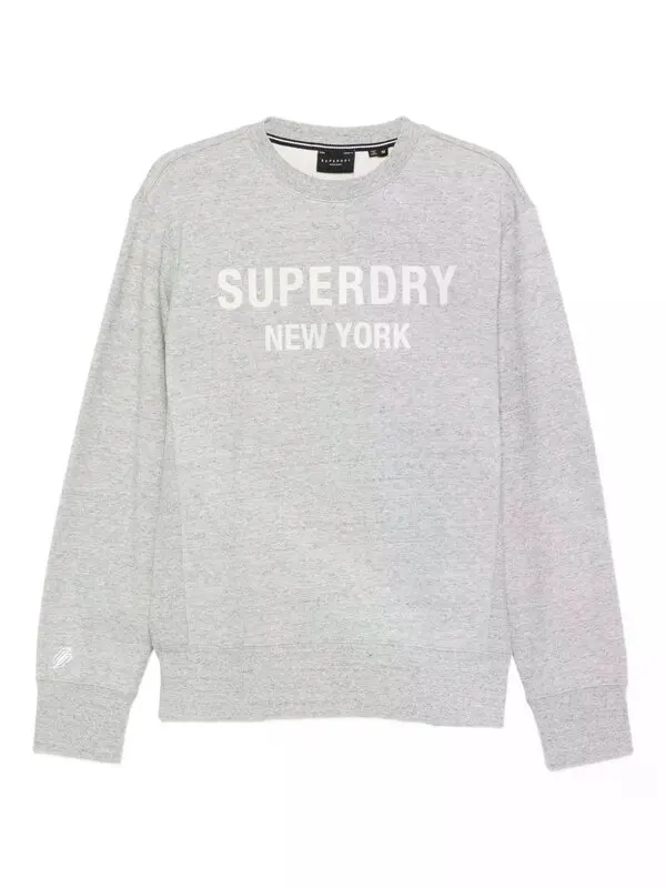 Superdry Logo Lettering Sweatshirt - Grey