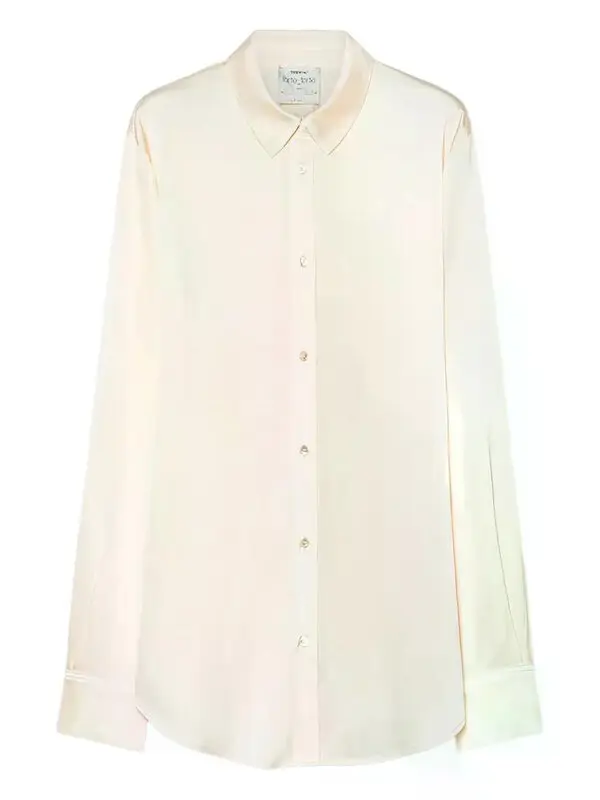 FORTE_FORTE Buttoned Collared Shirt