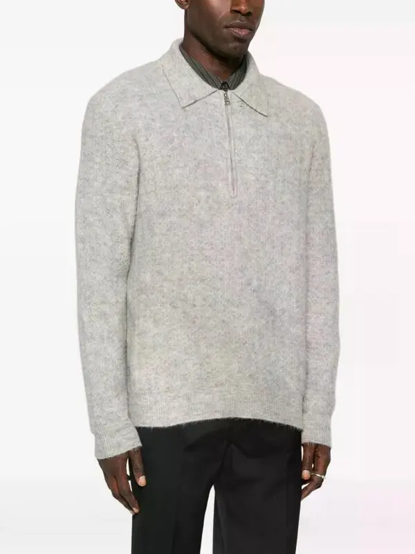 Nn07 Alfie Zip-neck Polo Shirt