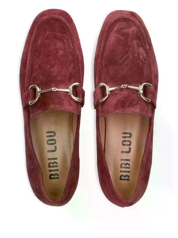 BIBI LOU Buckle-detail Loafers - Red