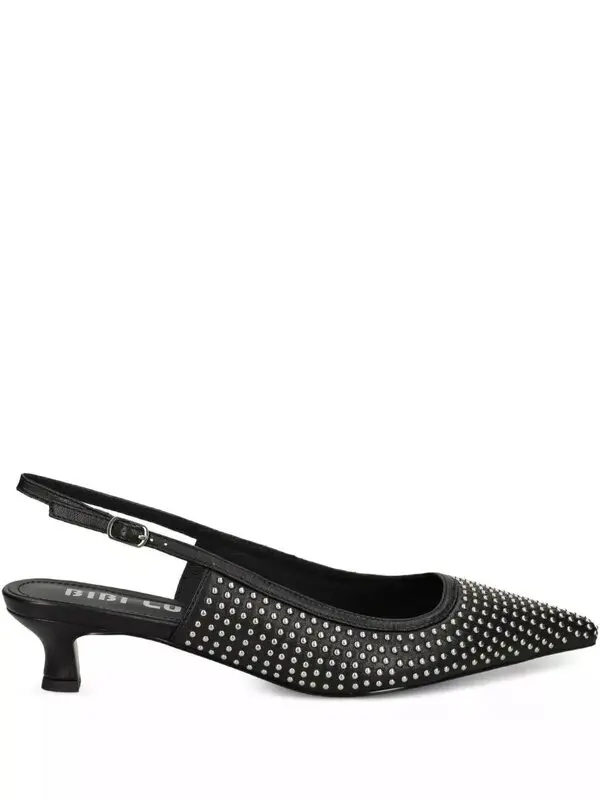 BIBI LOU 35mm Studded Slingback Pumps