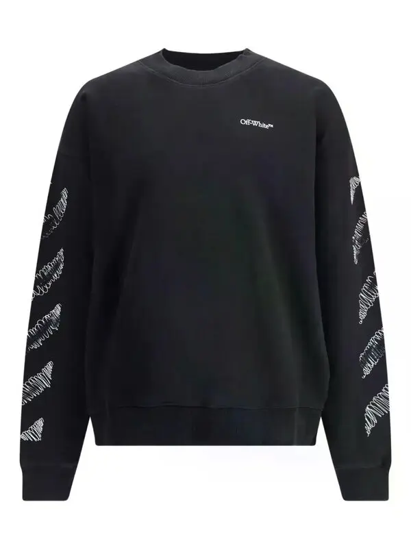 Off-White Scribble Diag Crew-neck Sweater