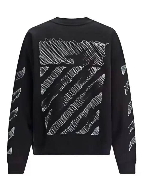 Off-White Scribble Diag Crew-neck Sweater