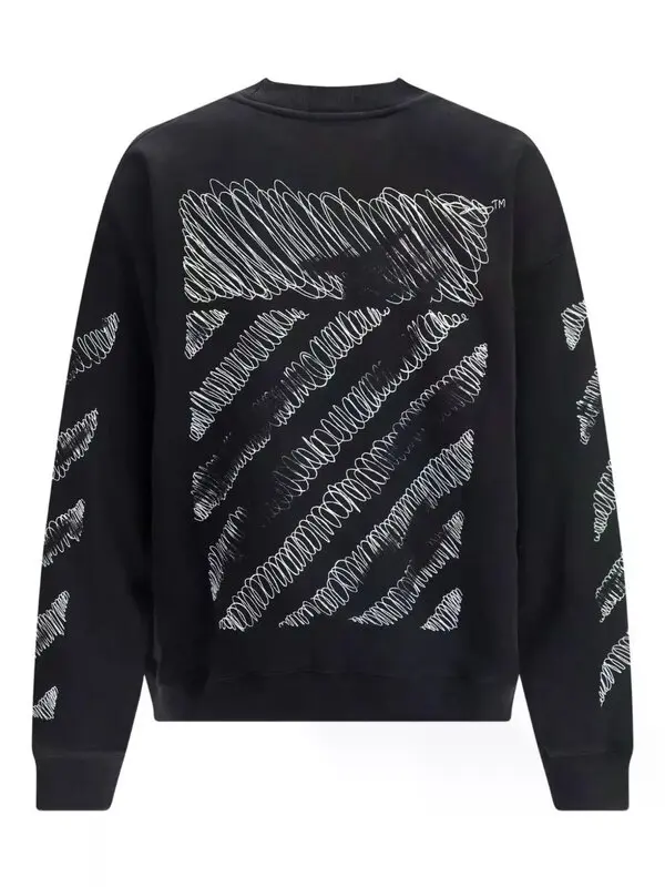 Off-White Scribble Diag Crew-neck Sweater