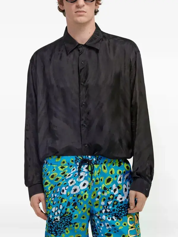 Roberto Cavalli Monogram-print Shirt