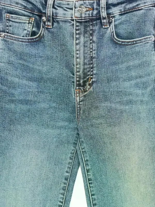 FRAME Faded-effect Straight-leg Jeans