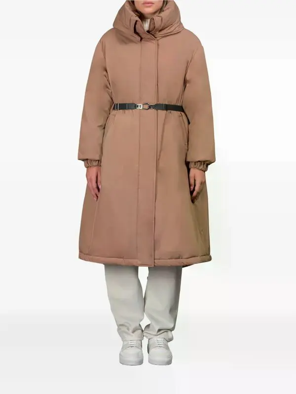 MOORER Eneida-stp Belted Padded Coat