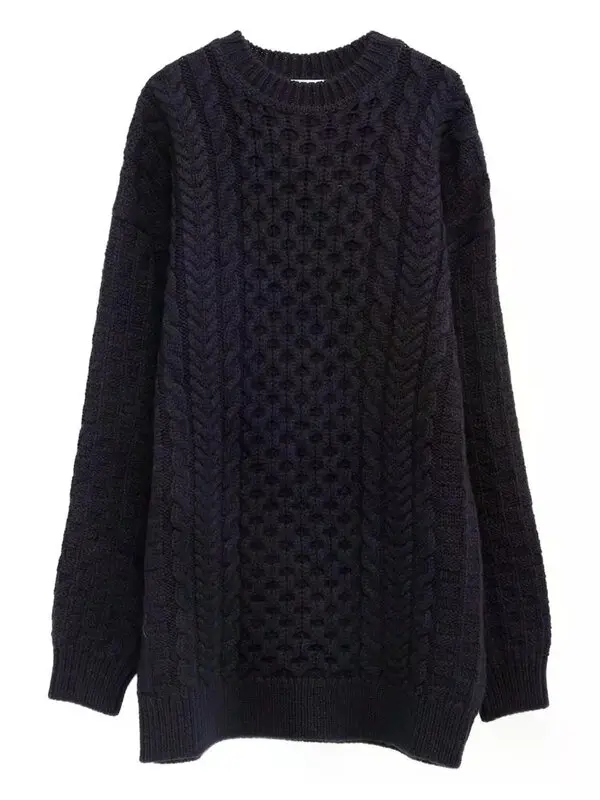DURAN LANTINK Textured Knit Mini Dress