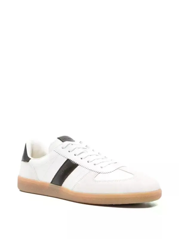 TOM FORD Archer Leather Sneakers - White