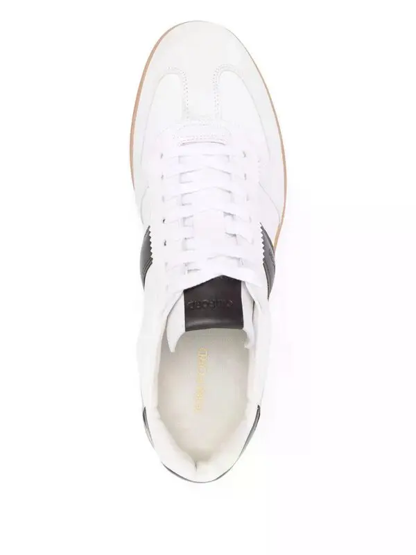 TOM FORD Archer Leather Sneakers - White