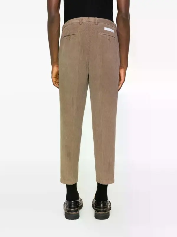 BRIGLIA 1949 Corduroy Cropped Trousers