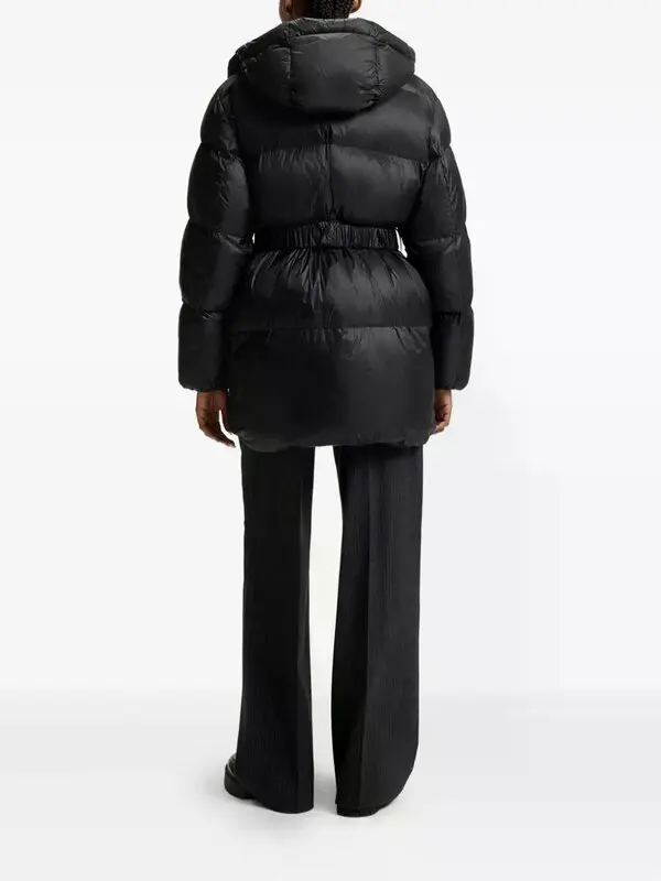 Hugo Hooded Belted Coat
