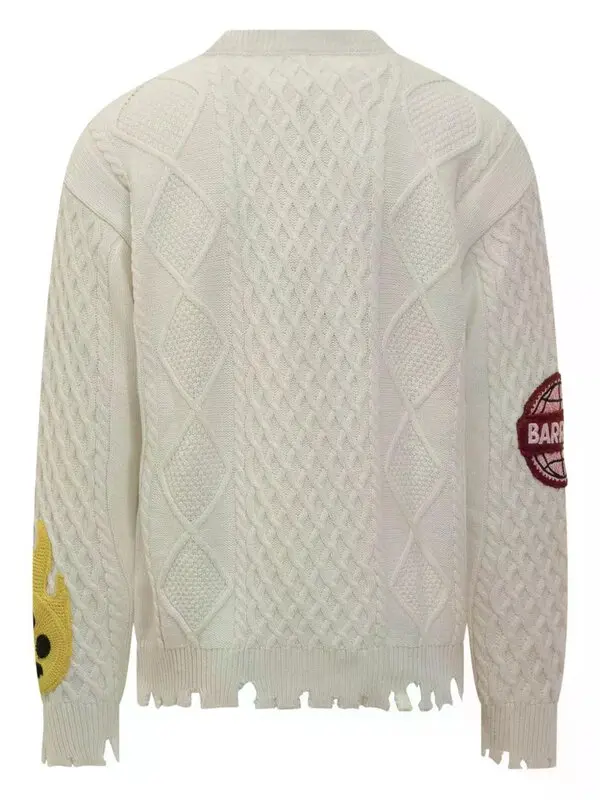 BARROW Appliqué Distressed Jumper