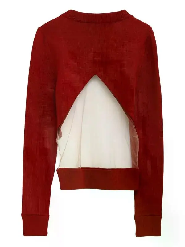 DURAN LANTINK V-neck Panelled Sweater