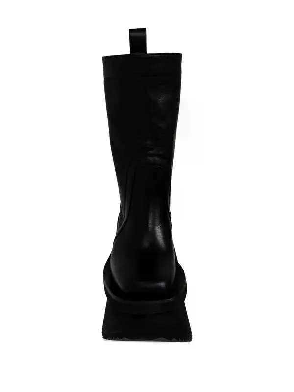 Rick Owens 140mm Platform Leather Boots