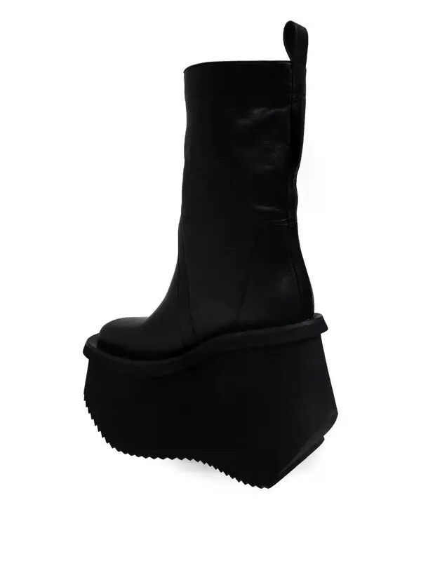 Rick Owens 140mm Platform Leather Boots