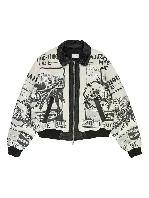 Rhude Printed Voyage Bomber Jacket