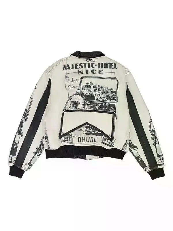 Rhude Printed Voyage Bomber Jacket