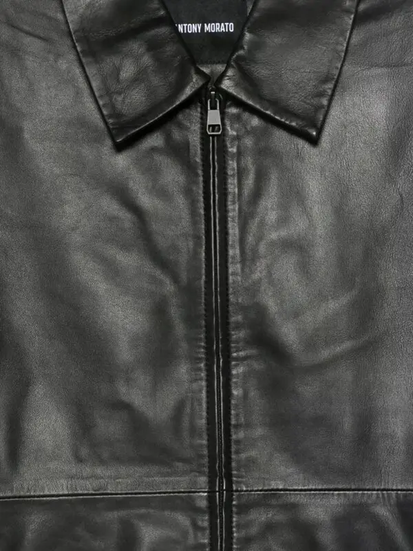 ANTONY MORATO Zip-up Leather Jacket