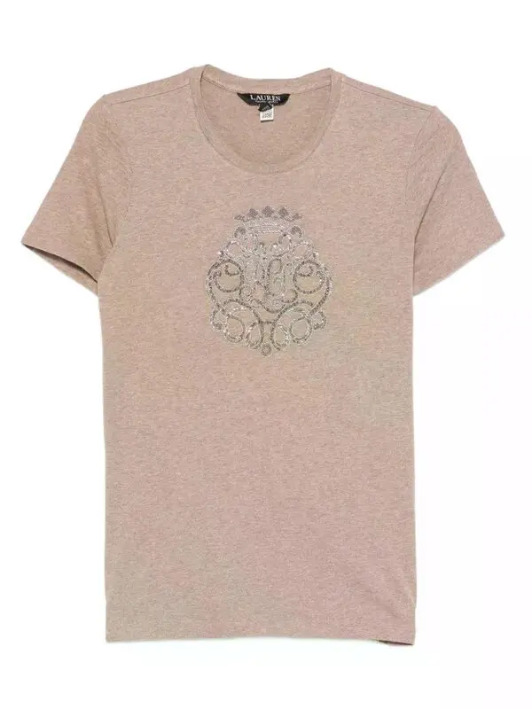 Ralph Lauren Katlin Embellished T-shirt - Neutrals
