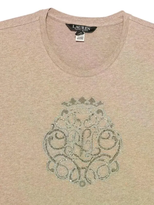 Ralph Lauren Katlin Embellished T-shirt - Neutrals