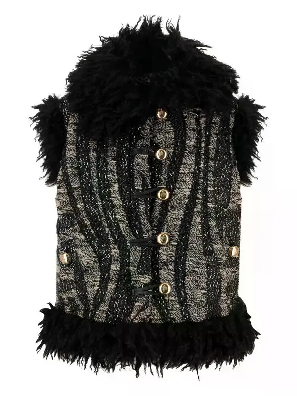 Emilio Pucci Fur-trimmed Button Jacket