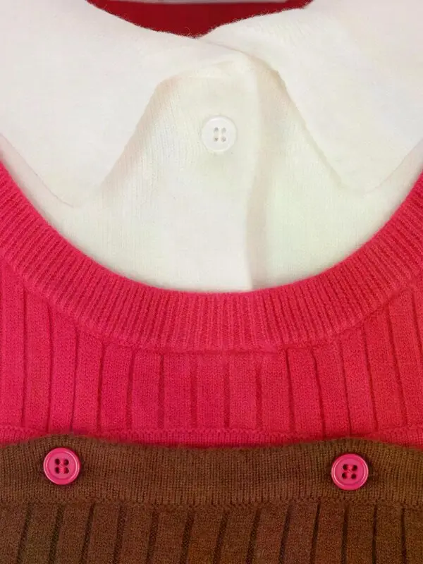 ZOMER Logo-patch Ribbed-knit Polo Top