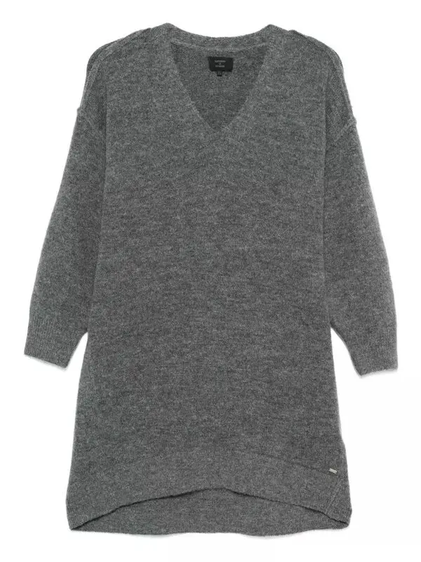 Superdry V-neck Dress - Grey