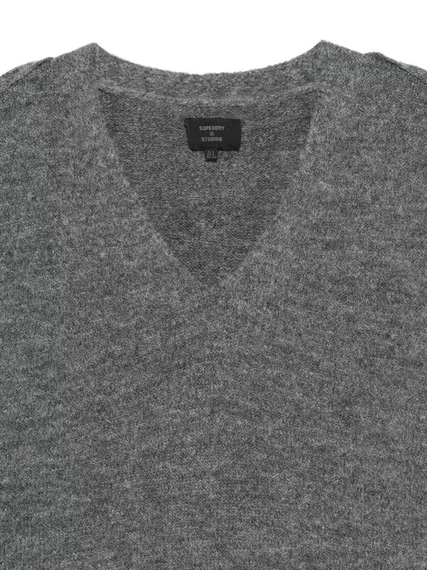 Superdry V-neck Dress - Grey