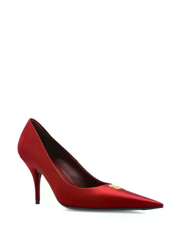 Balenciaga Logo-detail Pumps - Red