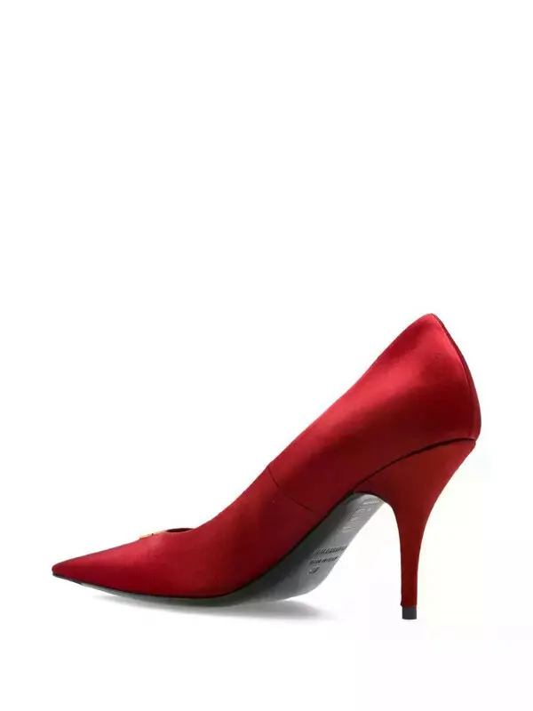 Balenciaga Logo-detail Pumps - Red