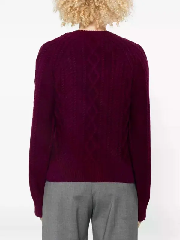 Eric Bompard Cable-knit Crew-neck Sweater